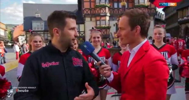 Der MDR über die Red Devils beim Sachsen-Anhalt Tag – Red Devils Wernigerode