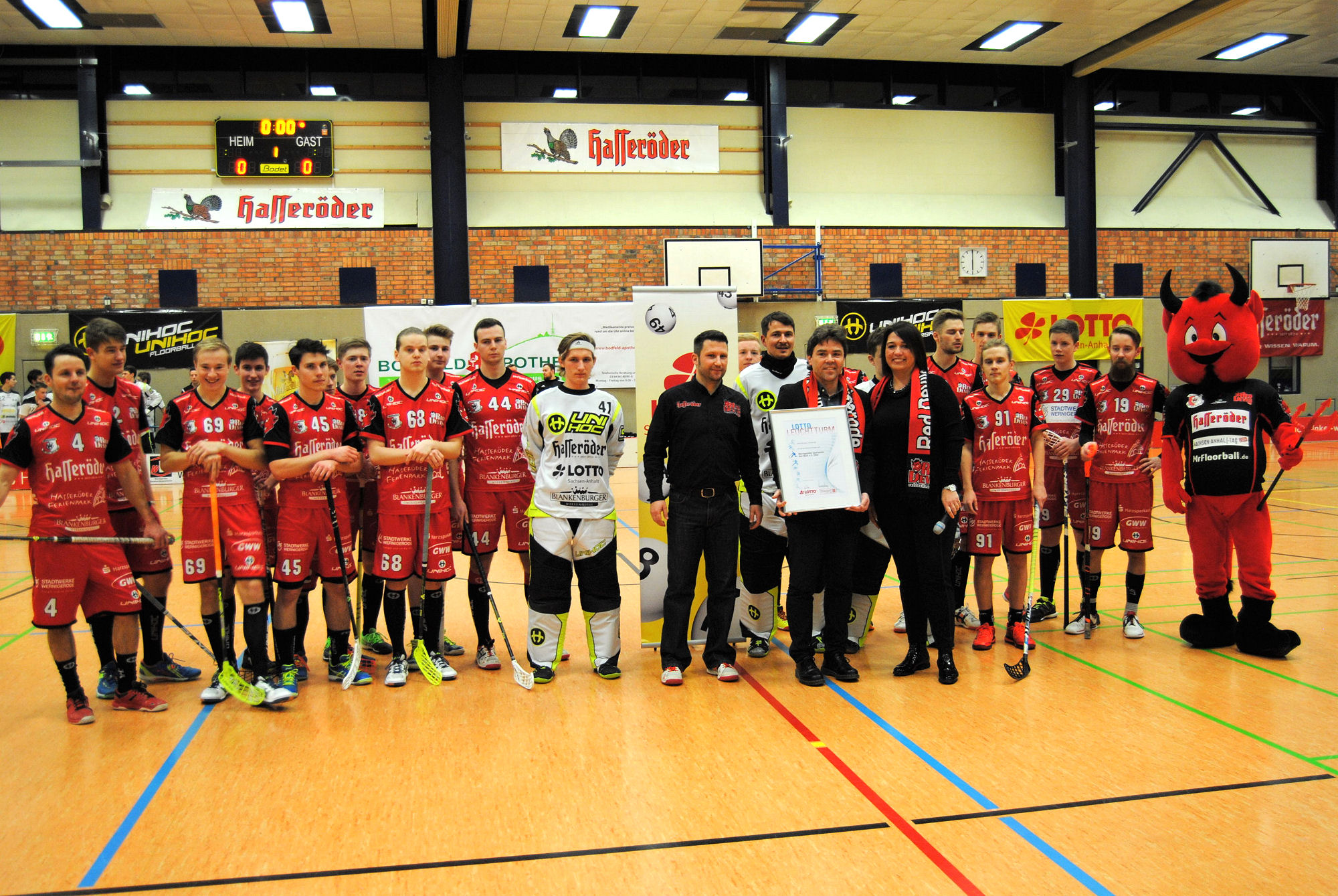 Red Devils sind neuer „Lotto-Leuchtturm 1. Bundesliga“ – Red Devils Wernigerode