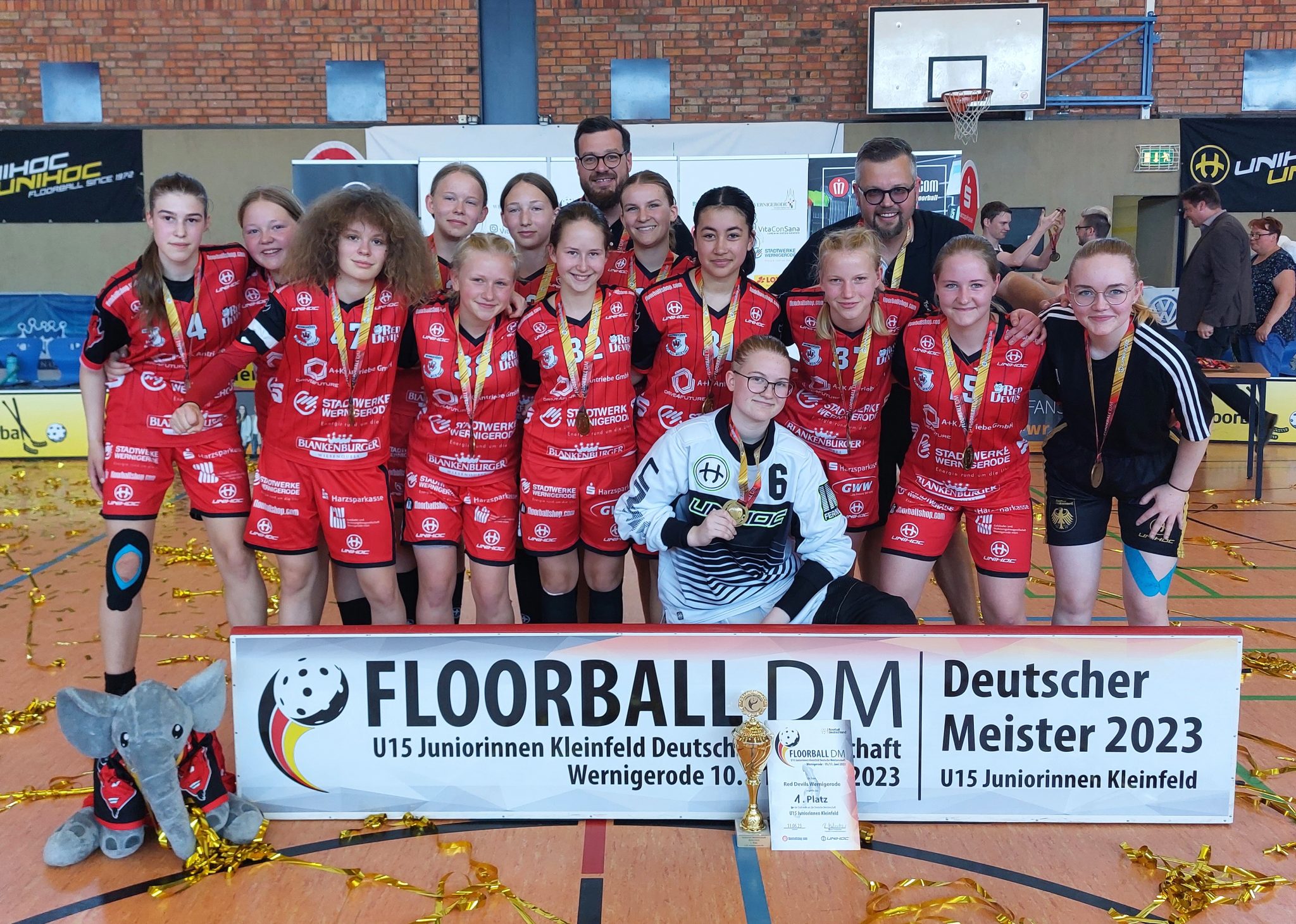 U15-Mädchen gewinnen Deutsche Meisterschaft – Red Devils Wernigerode